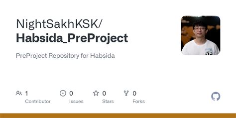 GitHub NightSakhKSK Habsida PreProject PreProject Repository For Habsida