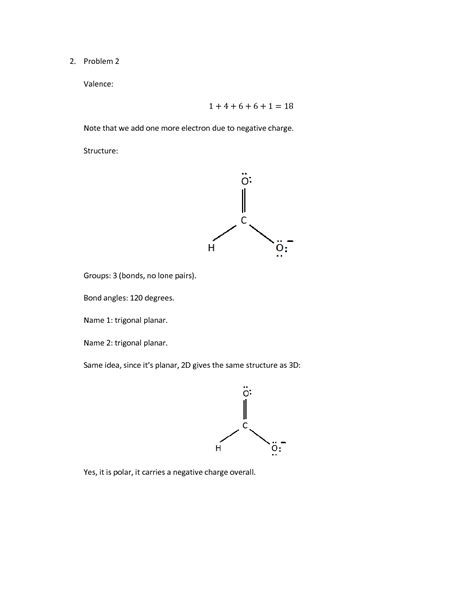 SOLUTION VSEPR Theory And Lewis Structures Paper Studypool
