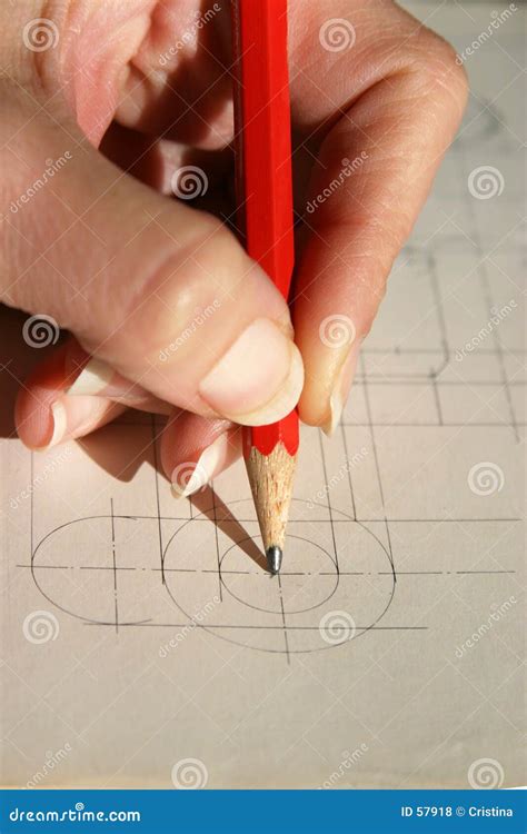 Center Of A Circle Stock Photo Image Of Goal Finger Drawing
