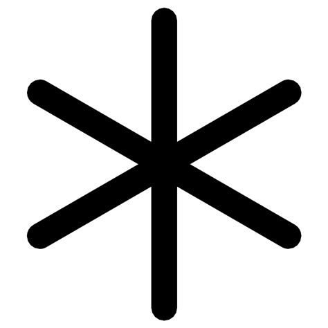 Asterisk Vector Svg Icon Svg Repo