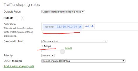 Solved Limit Bandwidth For Wired Clients The Meraki Community