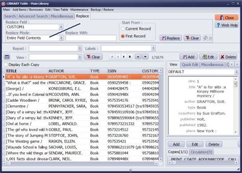 Handy Library Manager Tutorial How To Use Search And Replace Features