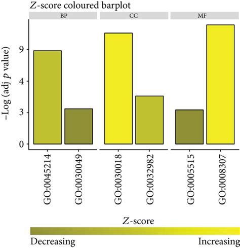 Go Term Enrichment Analysis Results A Z Score Results For The Top 6 Download Scientific