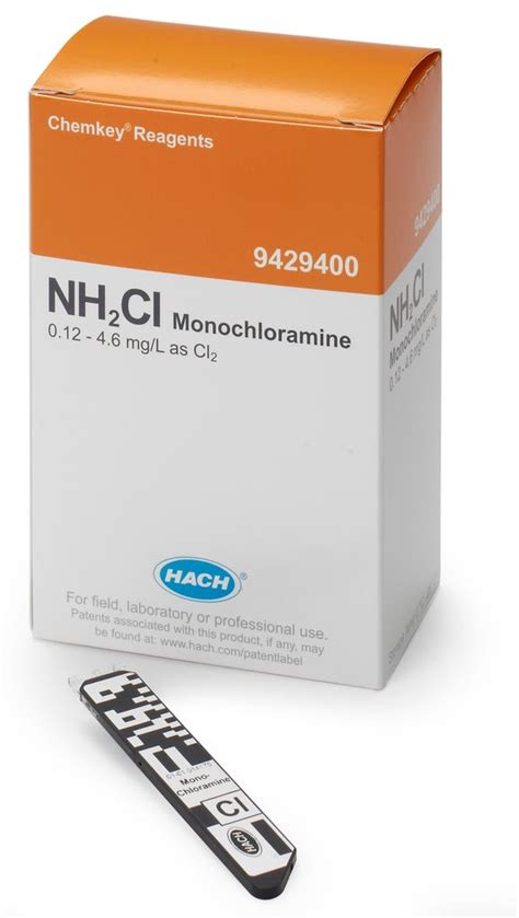 Monochloramine Chemkey® Reagents Hach