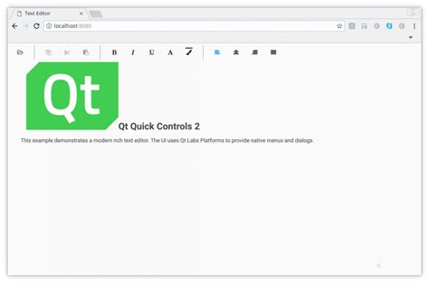 Running Qt Applications In A Browser Using The Webgl Plugin