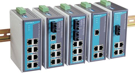 Moxa Switch Unmanaged Industriel Ethernet 5 X Ports Rj45 Achat