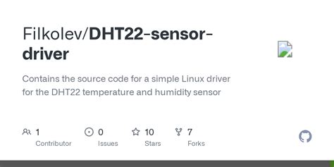 github filkolev dht22 sensor driver contains the source code for a