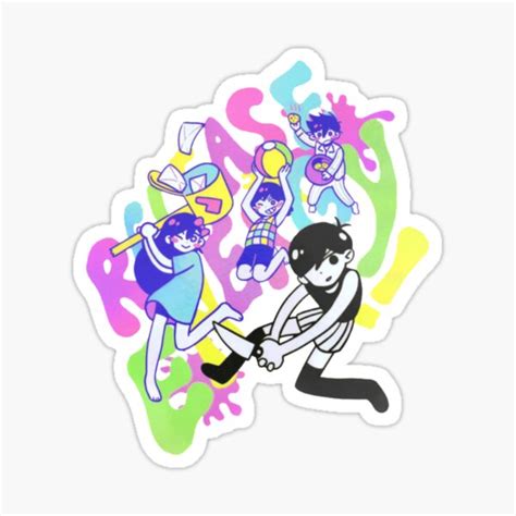 Omori Omocat Sticker For Sale By Windhdesigns Redbubble