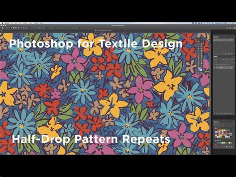 Textile Design Pattern Repeat