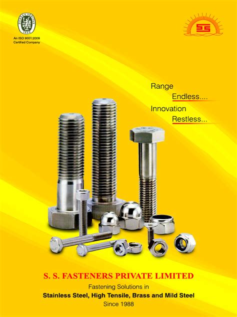 Ss Fastners Tech Brochure Pdf