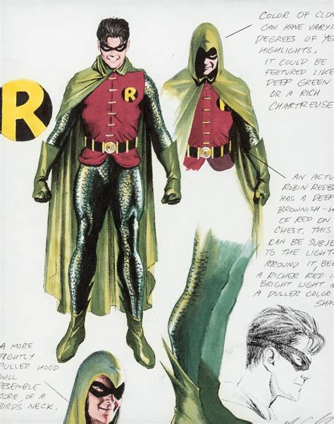 Alex Ross Batman Et Robin Re Designing Batman And Robin