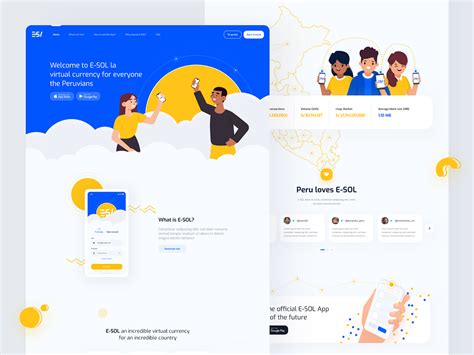 Landing Wallet E Sol By Manuel Rovira 😺🤘 For Orizon Uiux Design