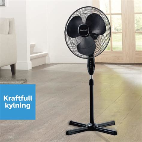 Honeywell Hsf1630e Comfort Control Golvfläkt Svart