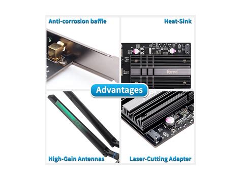 Fenvi FV AX WiFi PCIe WiFi Card Up To M Bluetooth Ax Ac Dual Band