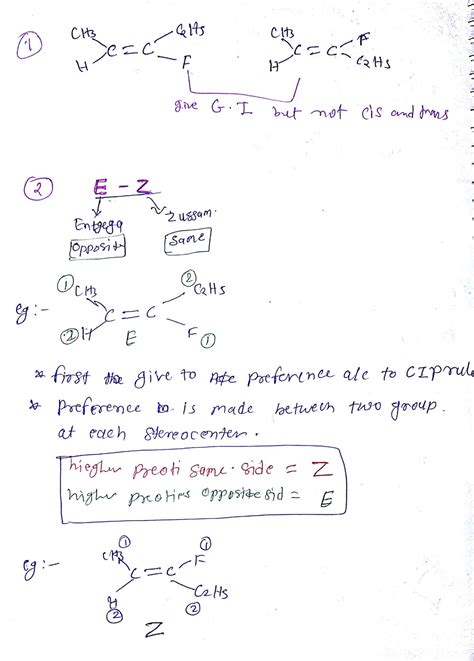E Z Configuration And R S Absolute Compound