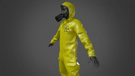Artstation Hazmat Suit Game Assets