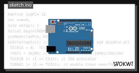 INT Timer Wokwi Arduino And ESP Simulator