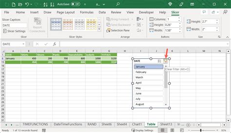 How To Use A Slicer To Filter A Table In Microsoft Excel Make Tech Easier