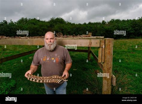 Picture By Jim Wileman 130821 Derek Gow Pictured With A Sky Table At Upcott Grange Farm