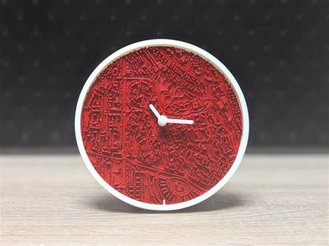 Customizable City Map Clock Clock Kit 011 By Maerc Makerworld