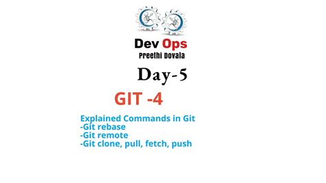 Day 5 Devops Training April 2024 Git 4 Youtube