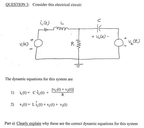 Solved QUESTION 3 Consider This Electrical Circuit The Chegg Com