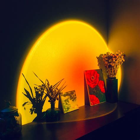ᐉ Светильник проекционный заката и рассвета Sunset Lamp USB led Lamp ...