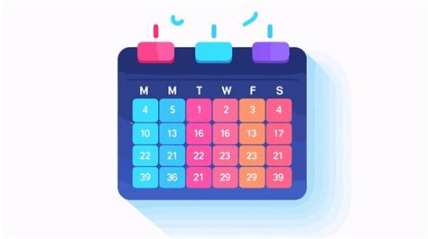 Colorful Icon For Calendar Data Flat Vector Premium Ai Generated Vector
