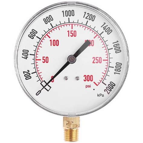 Ts Y91 14 Inch Npt 0 300psi 20bar Manometer Lucht Grandado Ts Y91 14 Inch Npt 0 300psi 20bar Manometer Lucht Grandado