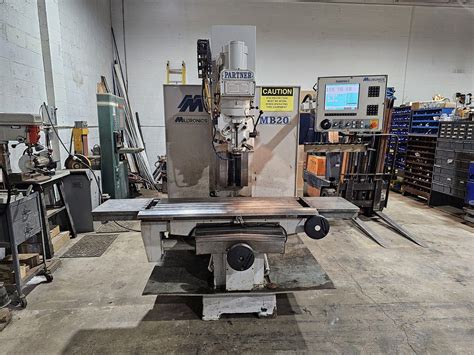 Milltronics MB20 CNC Vertical Bed Type Milling Machine S N 5920 New 1999 AMC