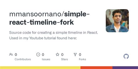 Github Mmansoornanosimple React Timeline Fork Source Code For Creating A Simple Timeline In