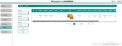 【开题报告】基于springboot vue仓库管理系统（程序 源码 论文 计算机毕业设计 vue3 springboot仓库系统开题报告