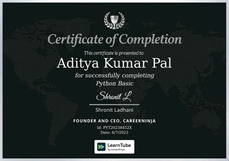 Aditya Kumar Pal On Linkedin Python Learntube Careerninja Programming