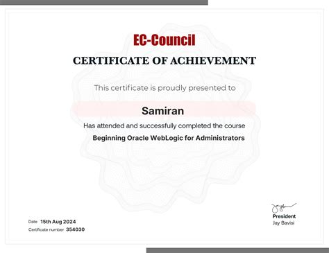 Beginning Oracle Weblogic For Administrators Ec Council Learning