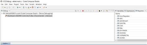 CCS TMS F Issues With The Debugger Using Blackhawk Usb Code Composer Studio Forum