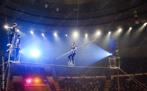 Vintage Circus Tightrope Walker