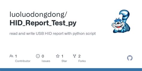 GitHub Luoluodongdong HID Report Test Py Read And Write USB HID Report With Python Script