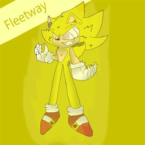 Fleetway Super Sonic By Averagegamer2 On Deviantart