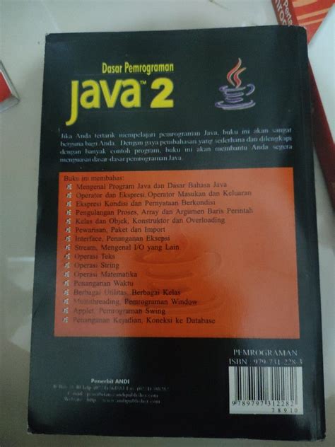 Dasar Pemrograman Java Abdul Kadir Buku Alat Tulis Buku Di Carousell