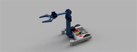 Xrp Robot Servo Arm With Grippers By Tyler Jacques Download Free Stl