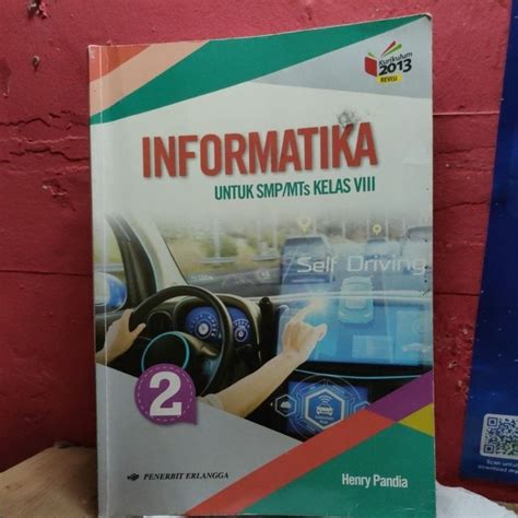 Jual Buku Paket Informatika Erlangga Kelas 8 Smp K13 Revisi Shopee