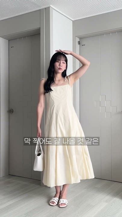 리앙리에 흩날리는 썸머 코튼 원피스 시원한 미니 카라 드레스 Youtube