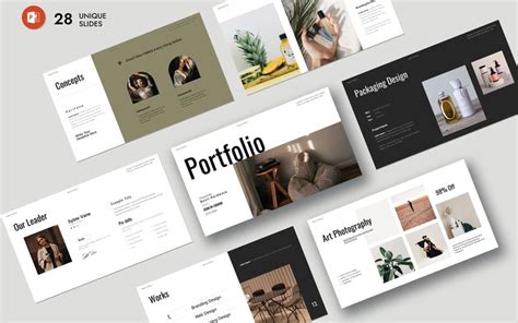 Awesome Portfolio Powerpoint Presentation Template