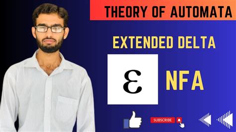 extended delta transition of epsilon nfa theory of automata youtube