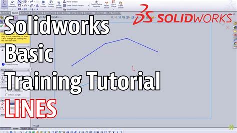 Solidworks Basic Training Line Tutorial Youtube