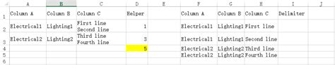 Excel Split Text In Cells At Line Breaks Stack Overflow