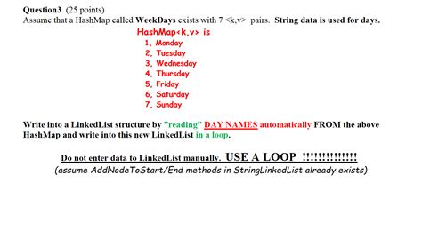 Solved Question3 25 Points Assume That A Hashmap Called