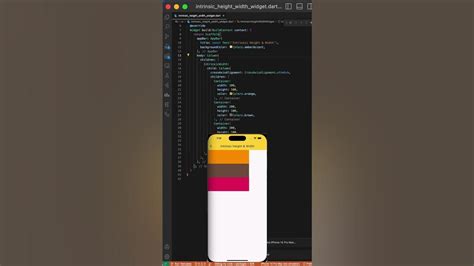 flutter intrinsicheight and intrinsicwidth widget flutter youtube