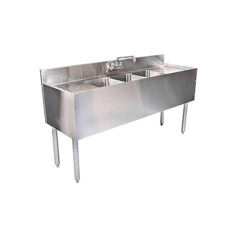 Glastender C Tsa 72 72 3 Compartment Underbar Sink