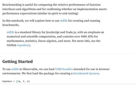 stdlib writing benchmarks athan observable